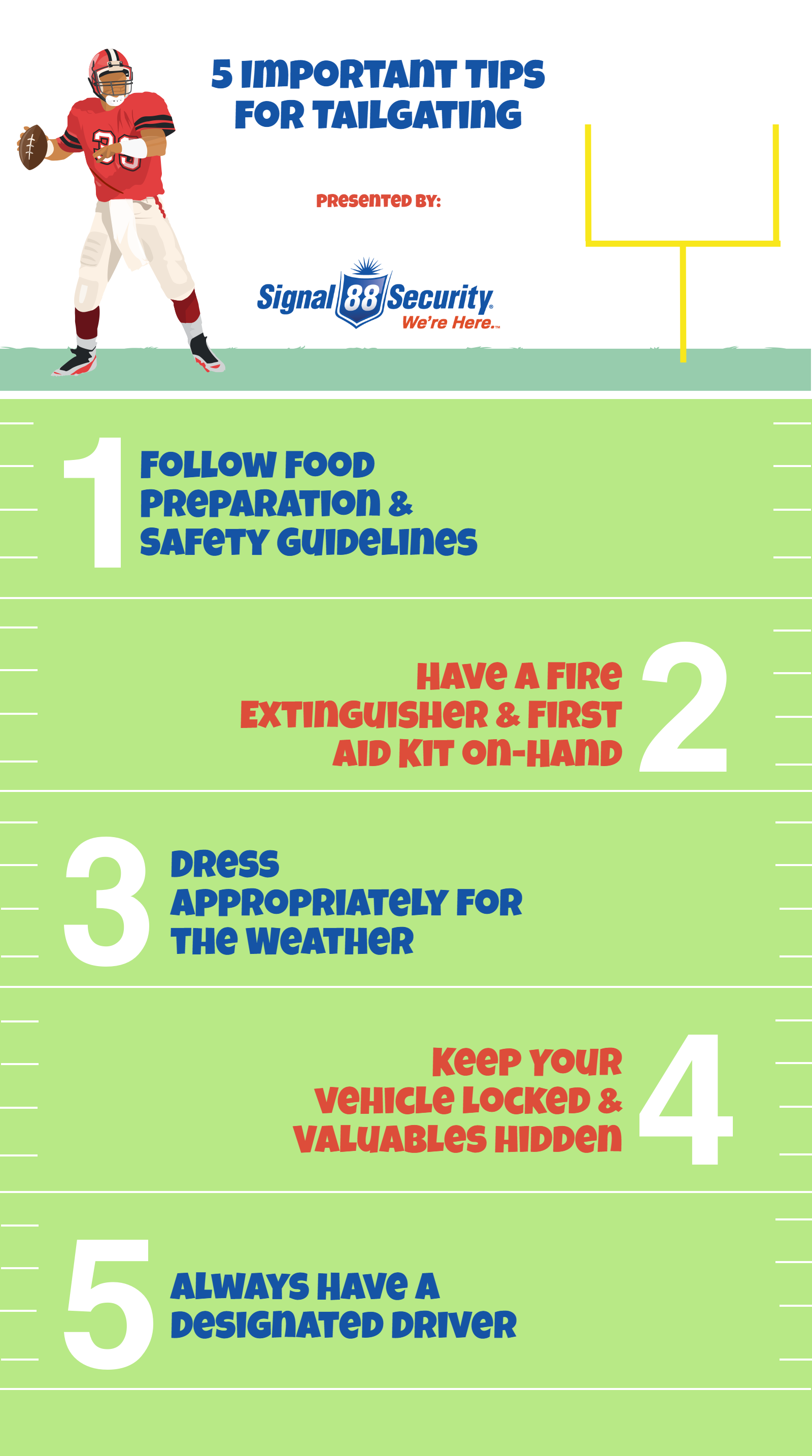 Security 101: 5 Tips for Tailgating